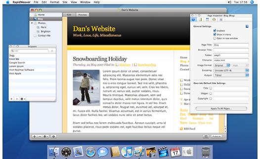 ASH | RapidWeaver | In 20 Minuten zur eigenen Website
